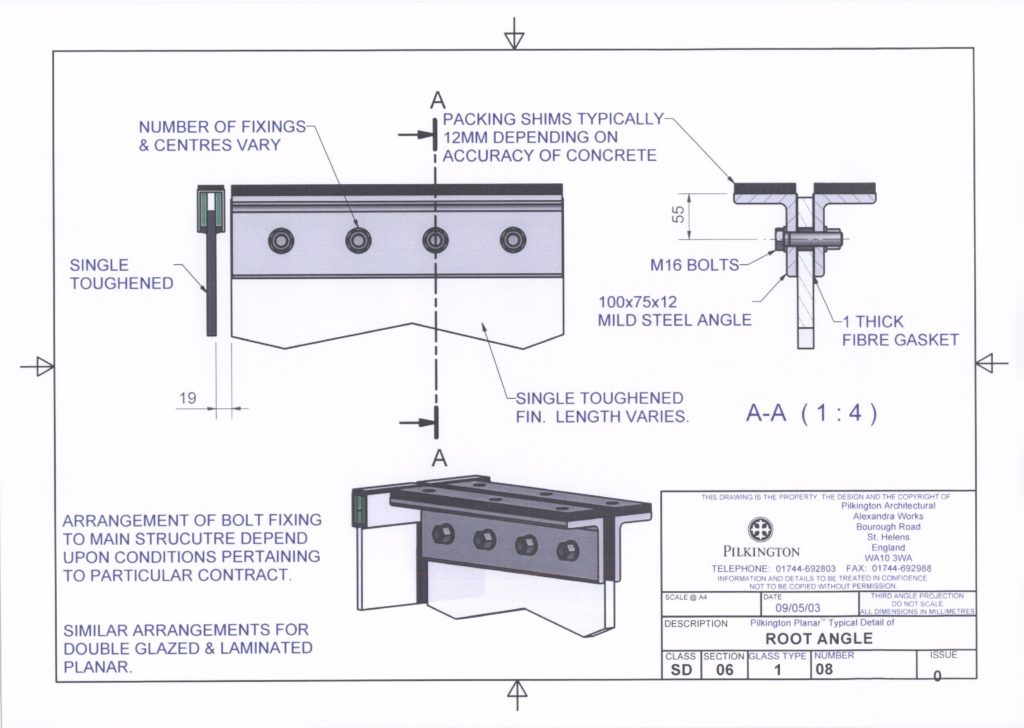 Fin Root Angle - Head Condition | W&W Glass, LLC