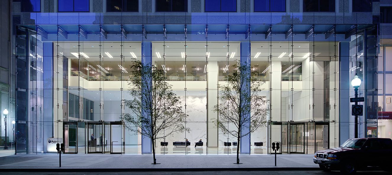 One Post Office Square Lobby Renovation | W&W Glass, LLC