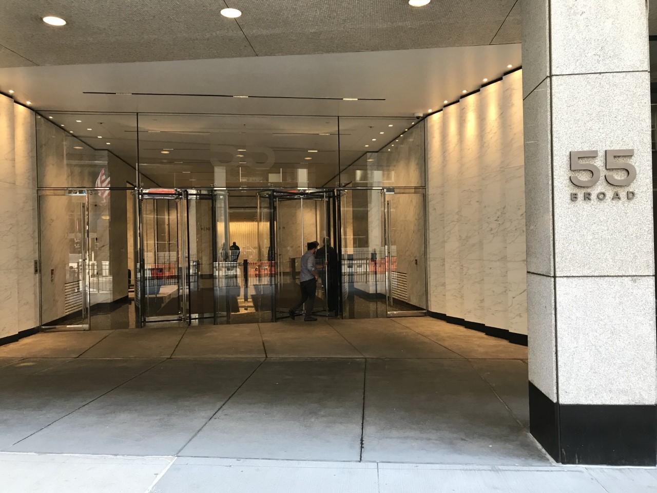 55 Broad Street Lobby Entrance | W&W Glass, LLC